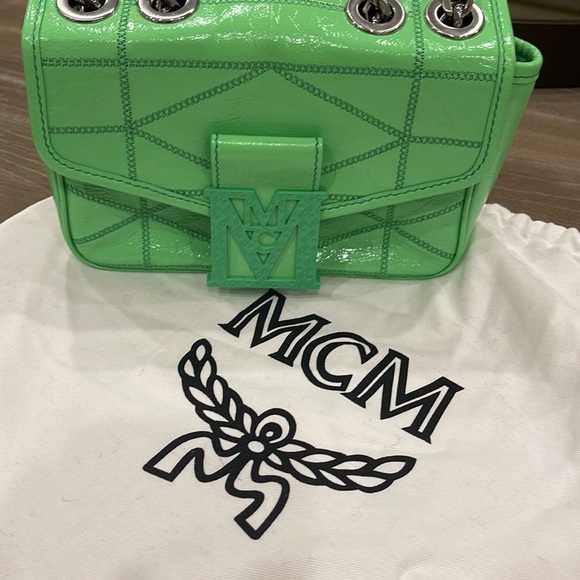 MCM | Bags | Nwt Mcm Travia Quilted Shoulder Bag In Crushed Leather ...